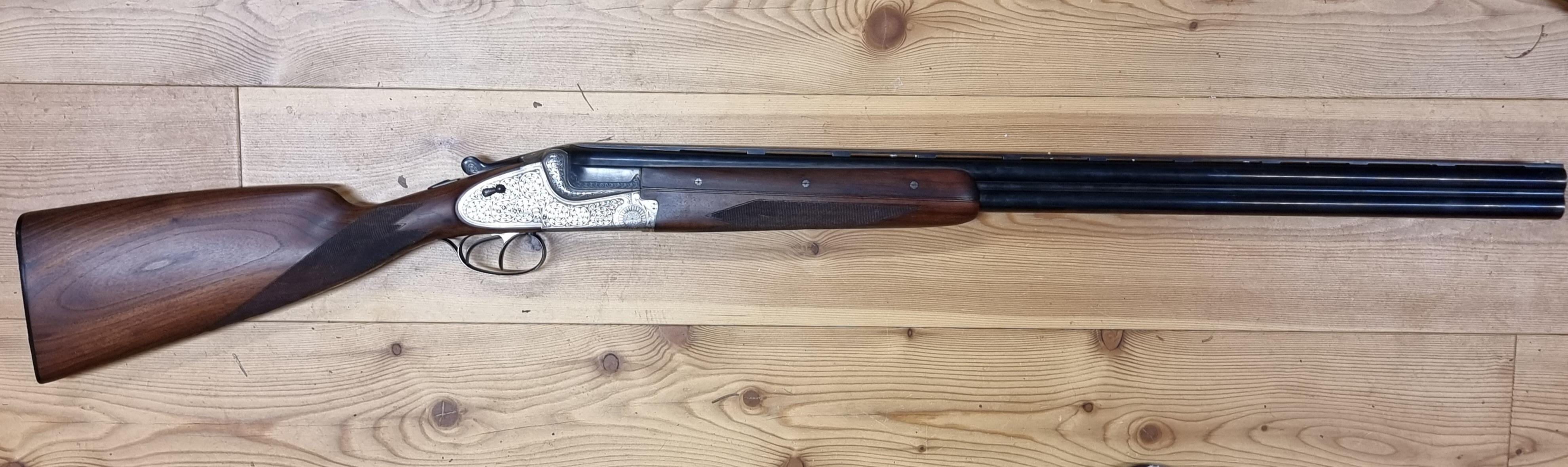 MERKEL 303 12/70 (SUHL) PÄÄLLEKKÄISPIIPPUINEN HAULIKKO KÄYT - Asetalo