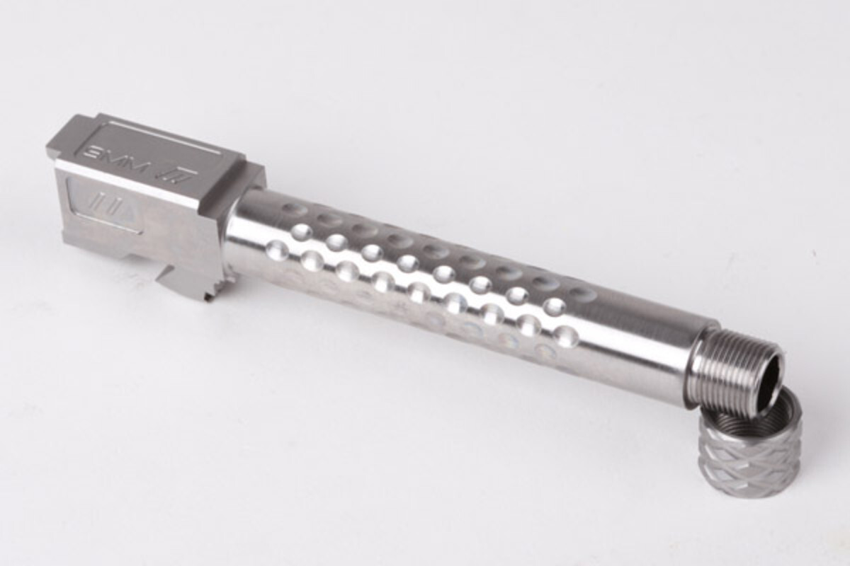 ZEV MATCH GRADE BARREL G34 DIMPLED, SUPPRESSOR THREAD 1/2X28" 9X19 ...